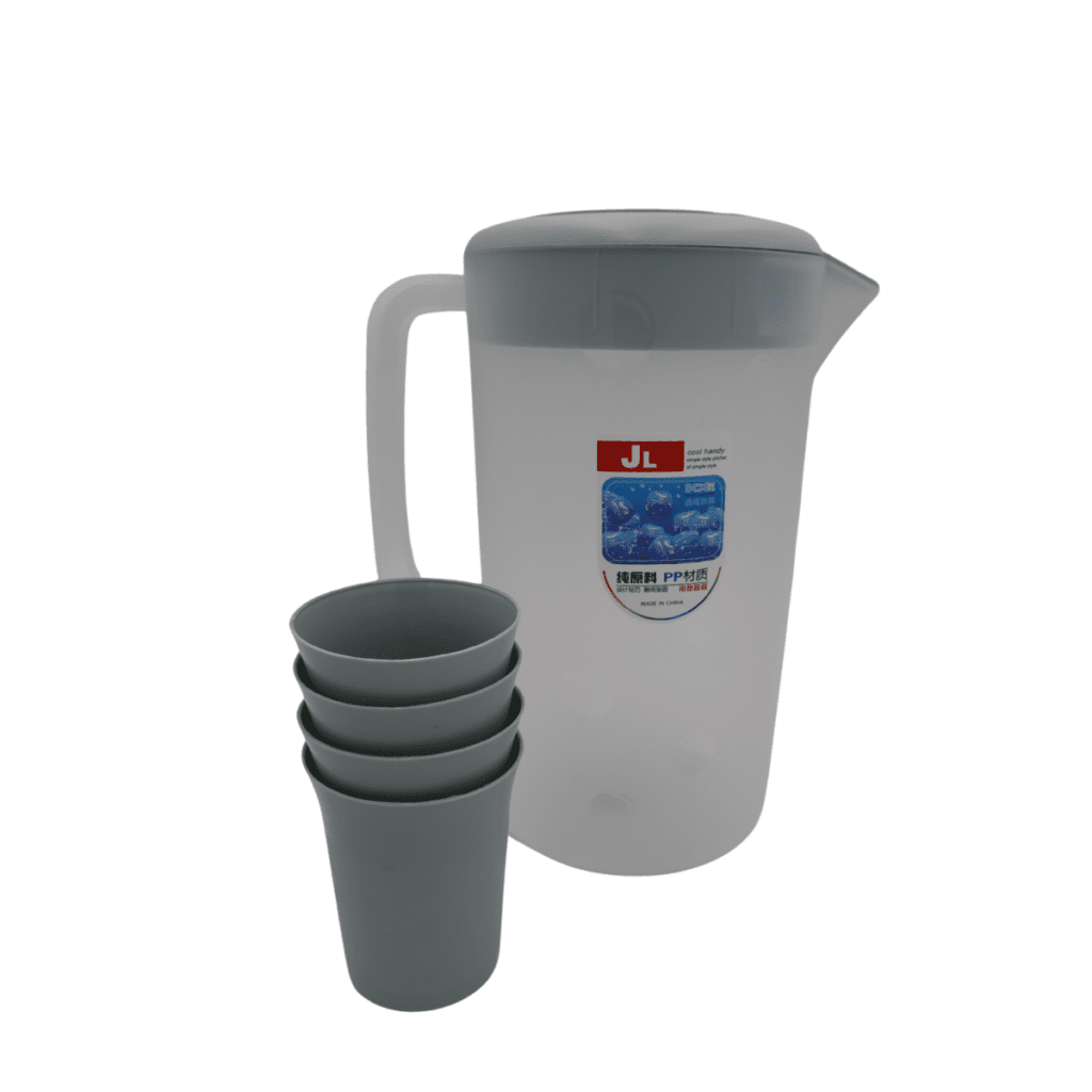 Buy Plastic Pitcher with Cups in Barbados | Fashionation